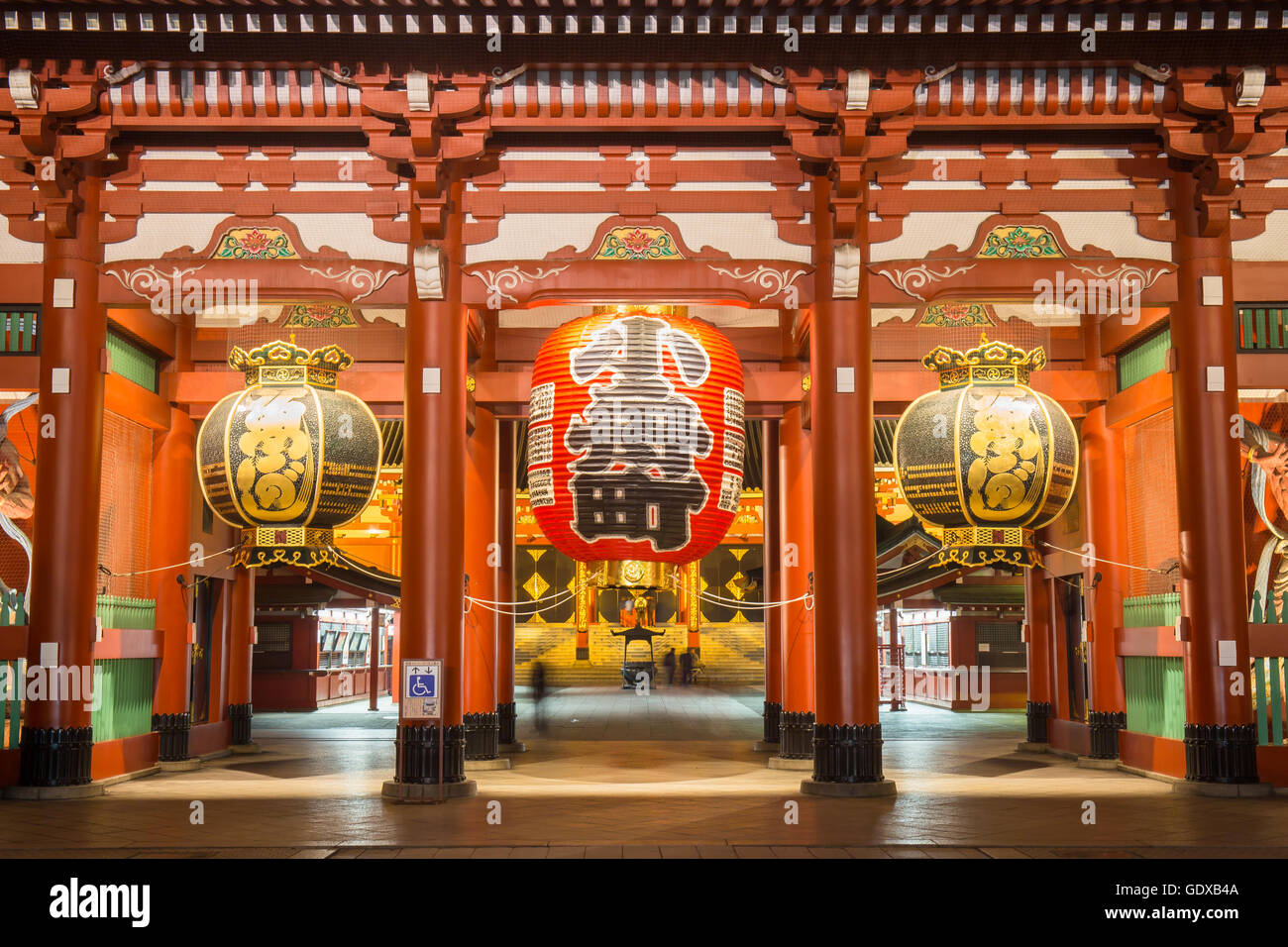 Sensoji Temple at night of Asakusa, Tokyo, Japan Stock Photo - Alamy