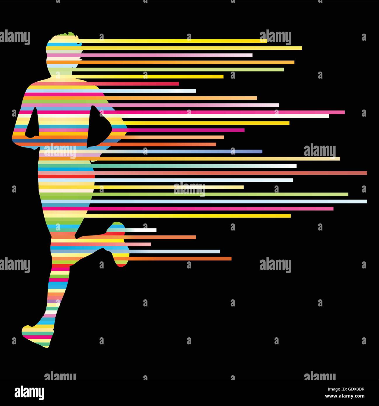 Woman runner silhouette vector background template concept made of ...