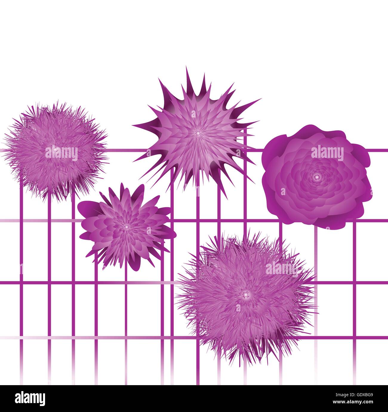 Flowers floral background vector for poster Stock Vector Image & Art ...
