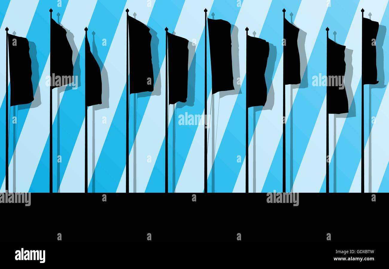 Vector large set flags hi-res stock photography and images - Alamy