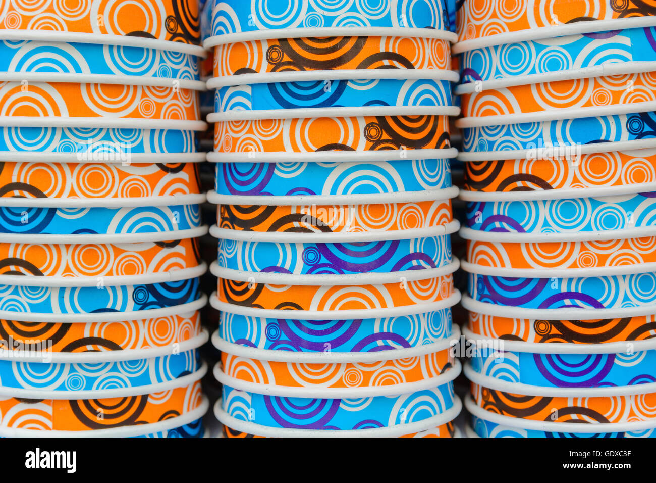 Plastic cups stacked pile hi-res stock photography and images - Alamy