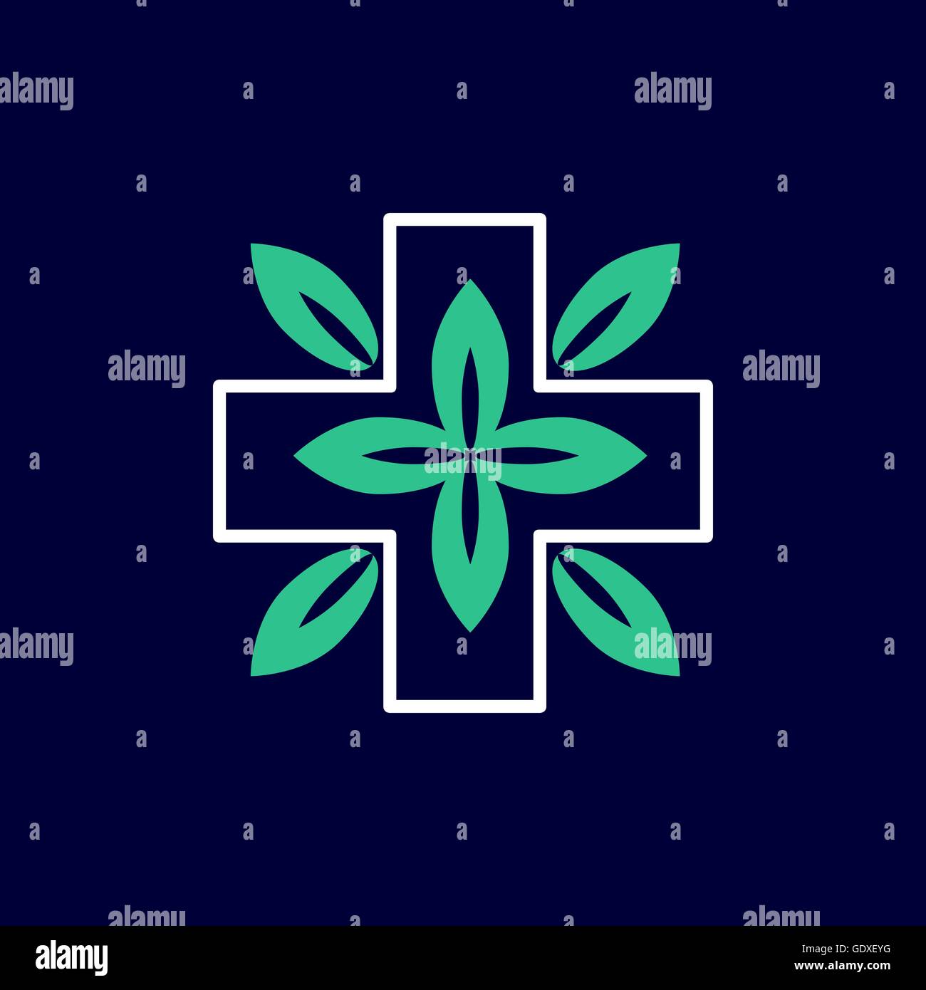 alternative medicine logo vector Stock Vector Image & Art - Alamy
