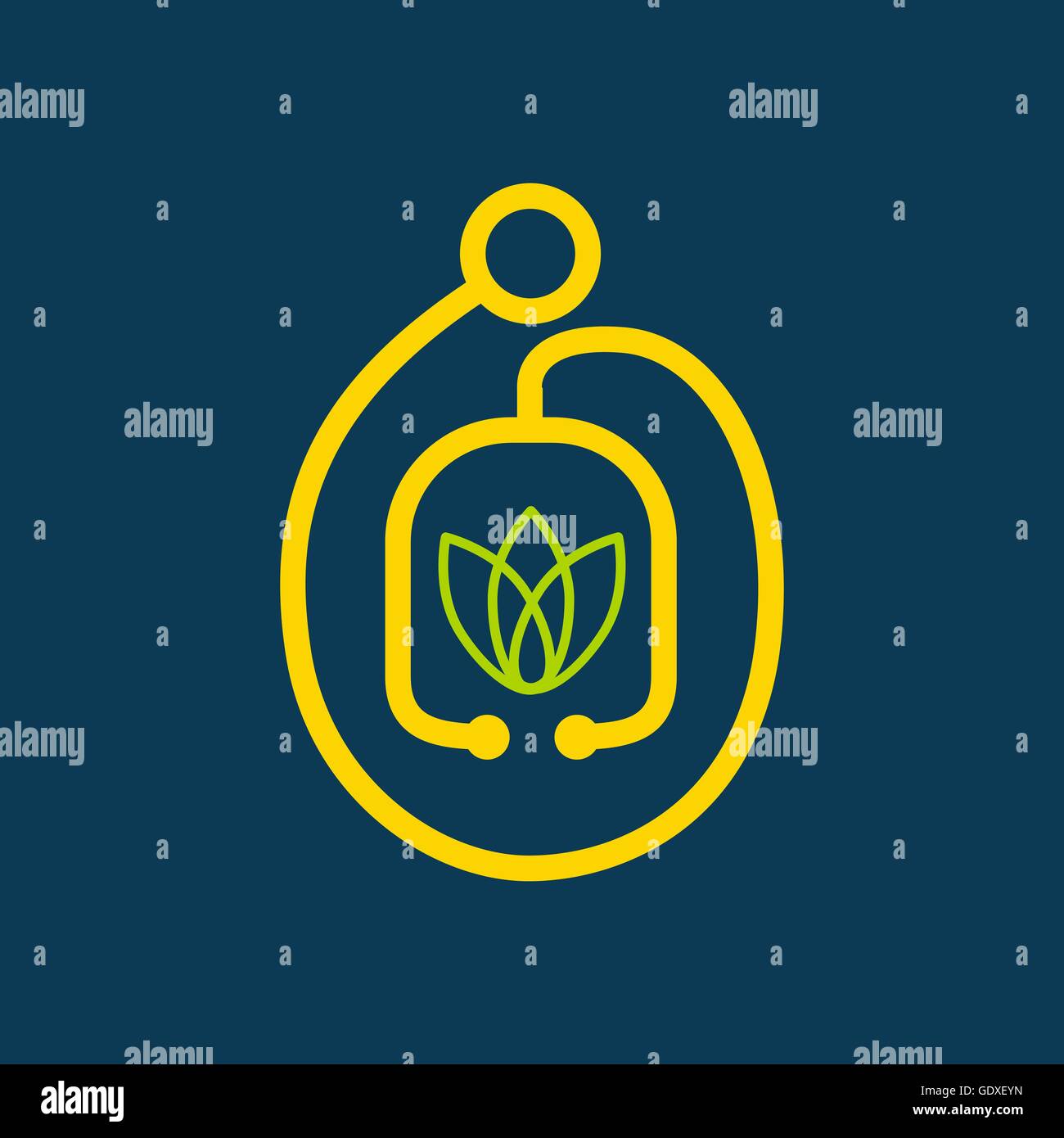 alternative medicine logo vector Stock Vector Image & Art - Alamy