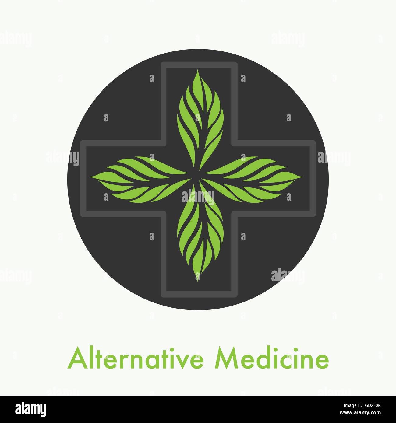 alternative medicine logo vector Stock Vector Image & Art - Alamy