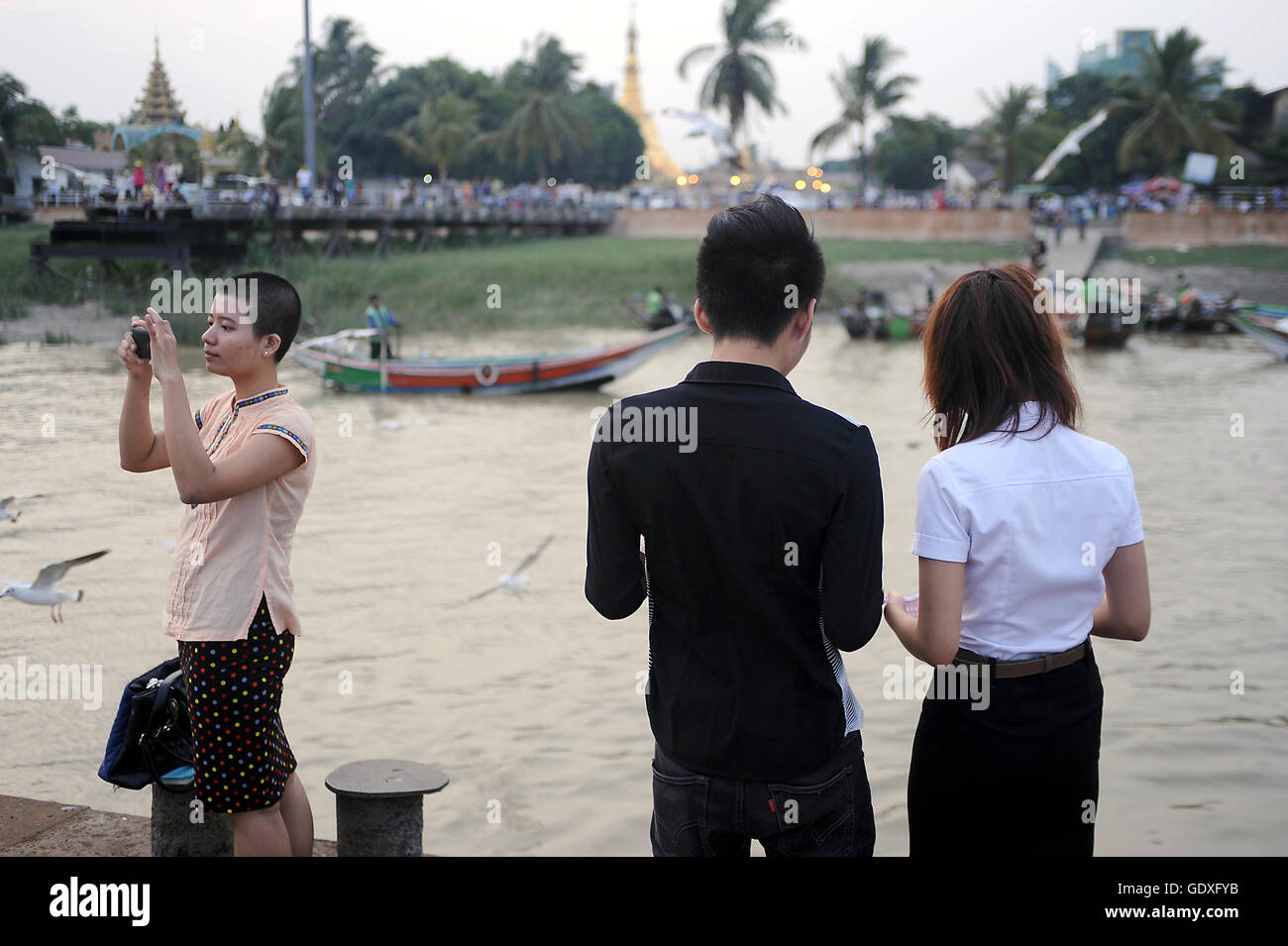 At the pier Stock Photo - Alamy