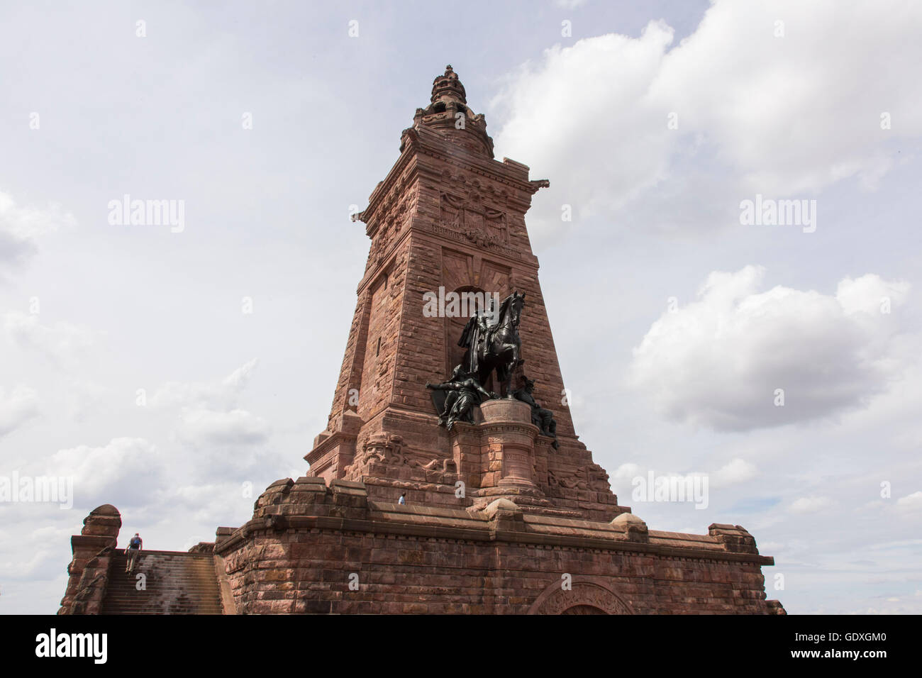 Kyffhauser Monument On The Kyffhauser High Resolution Stock Photography ...