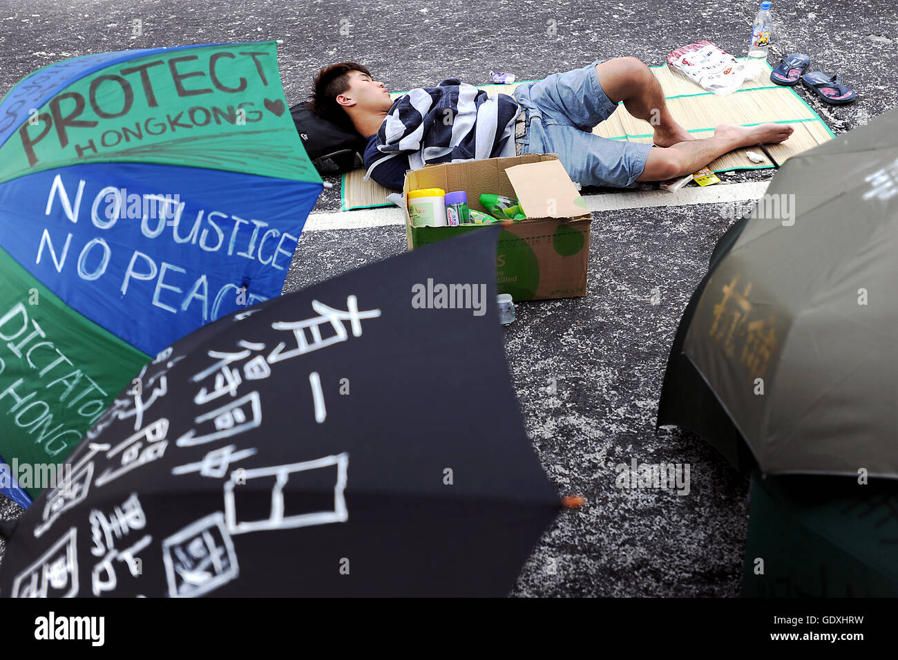Pro-democracy protests in Hong Kong Stock Photo - Alamy
