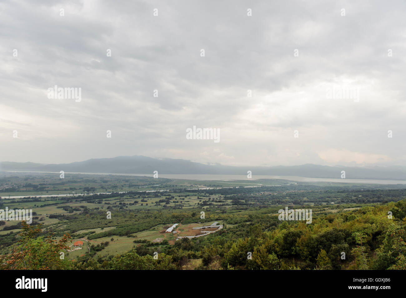The river plain of the Strymonas Stock Photo - Alamy