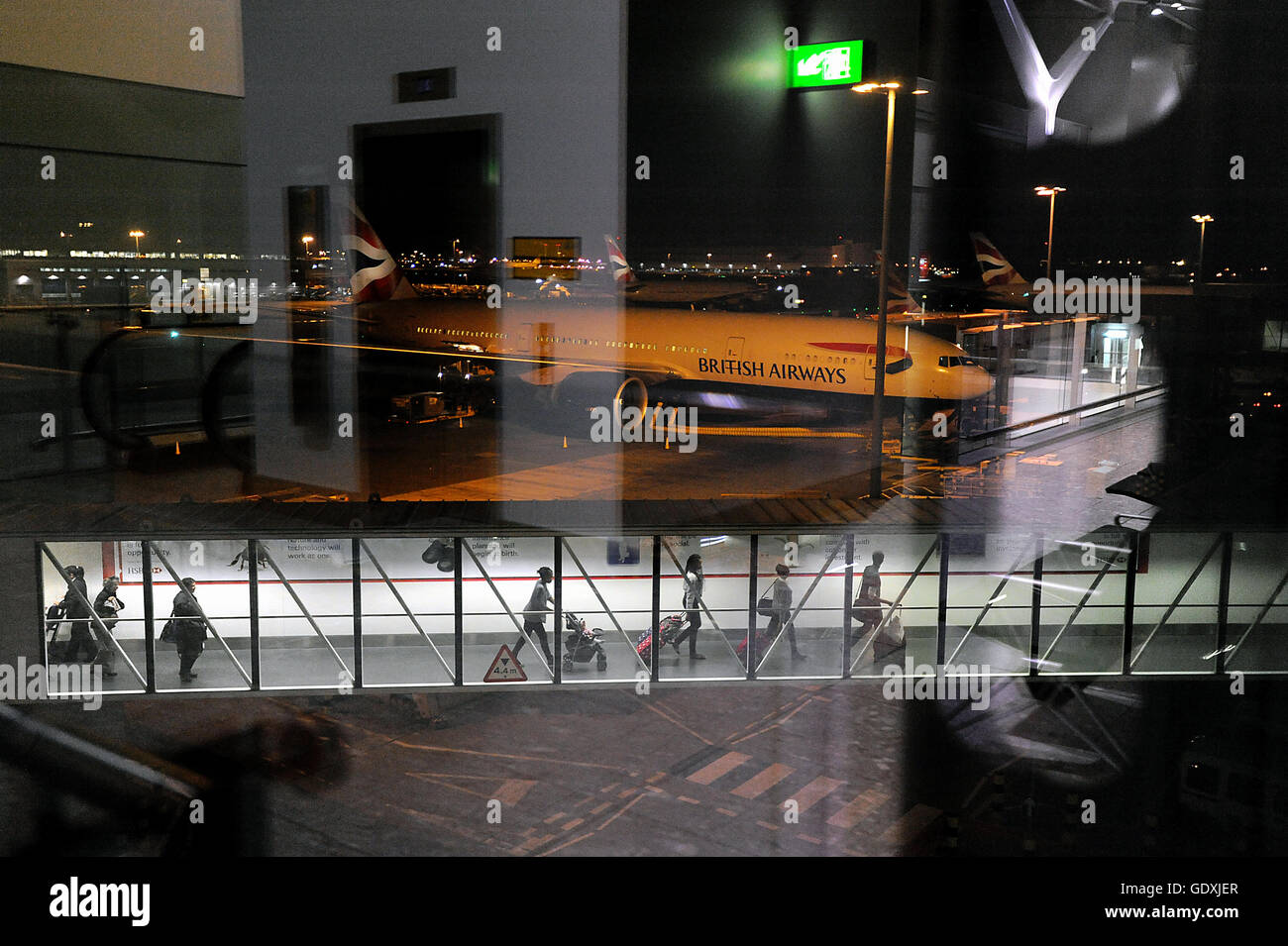 London Heathrow T5 Stock Photo - Alamy