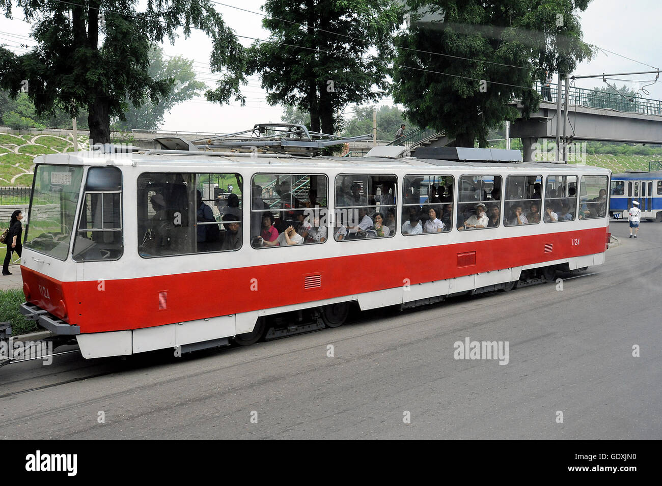 Tram in Pyongyang Stock Photo - Alamy