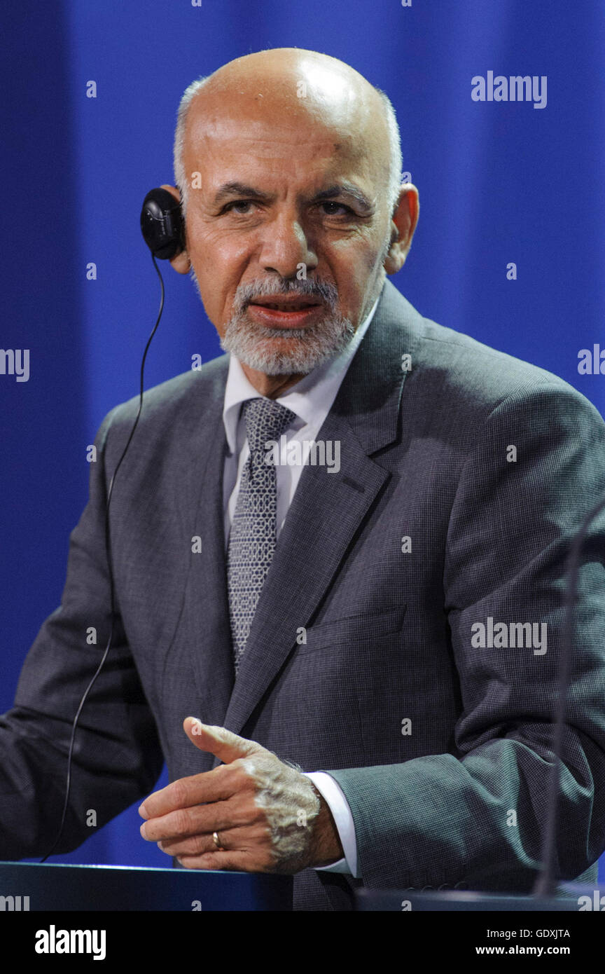 Mohammad Ashraf Ghani in Berlin, 2014 Stock Photo - Alamy