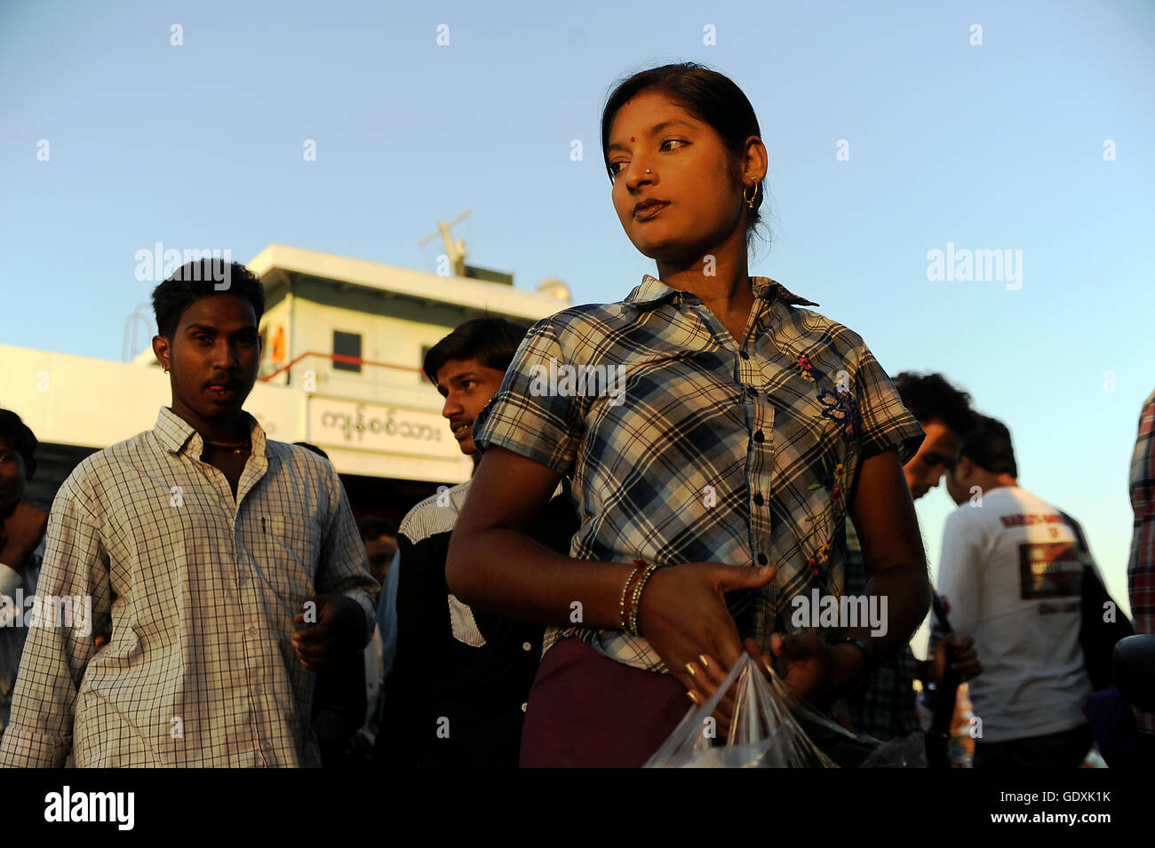 Jetty of the Dala ferry Stock Photo - Alamy