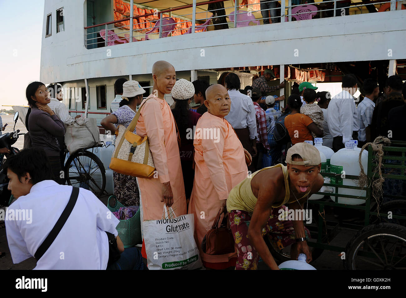 Jetty of the Dala ferry Stock Photo - Alamy