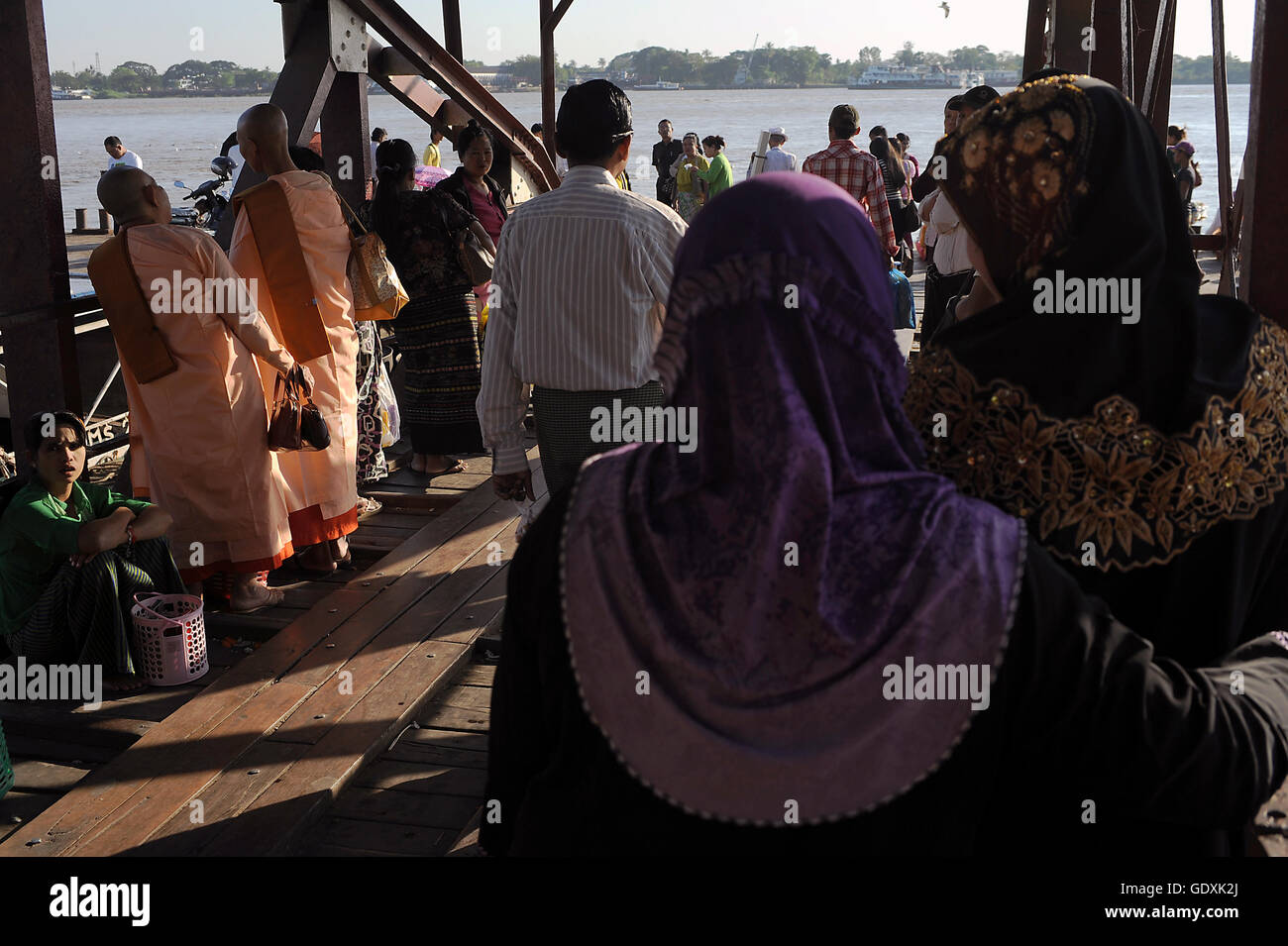 Jetty of the Dala ferry Stock Photo - Alamy