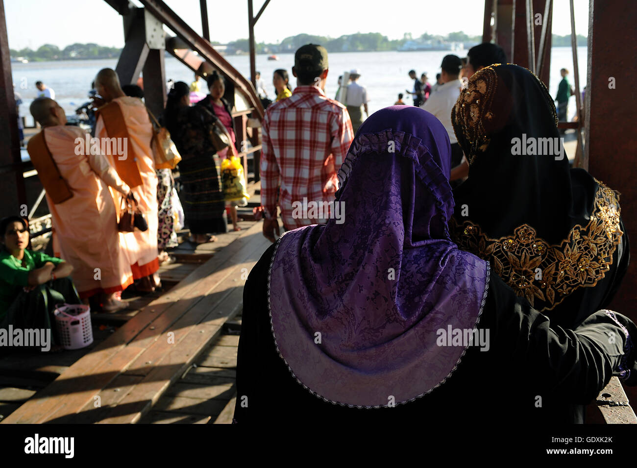 Jetty of the Dala ferry Stock Photo - Alamy