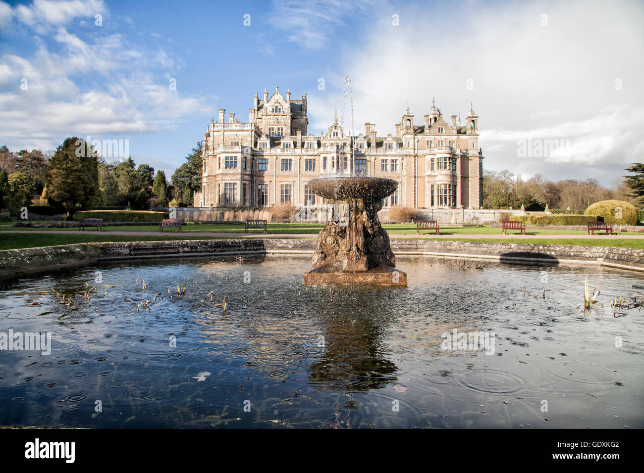 Thoresby Hall, 19th century Stately home set in the beautiful Robin ...