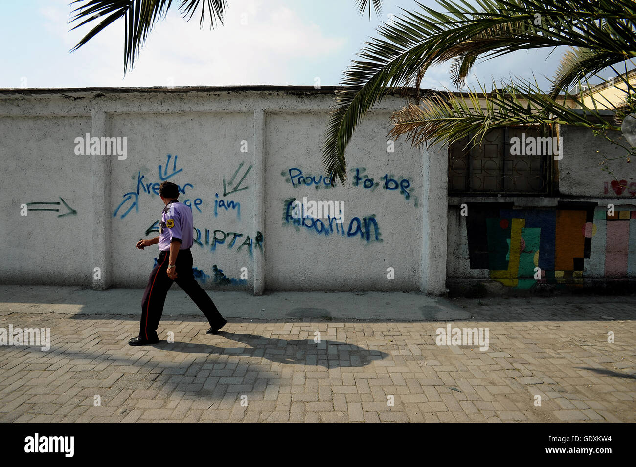 Albania tirana graffiti hi-res stock photography and images - Alamy