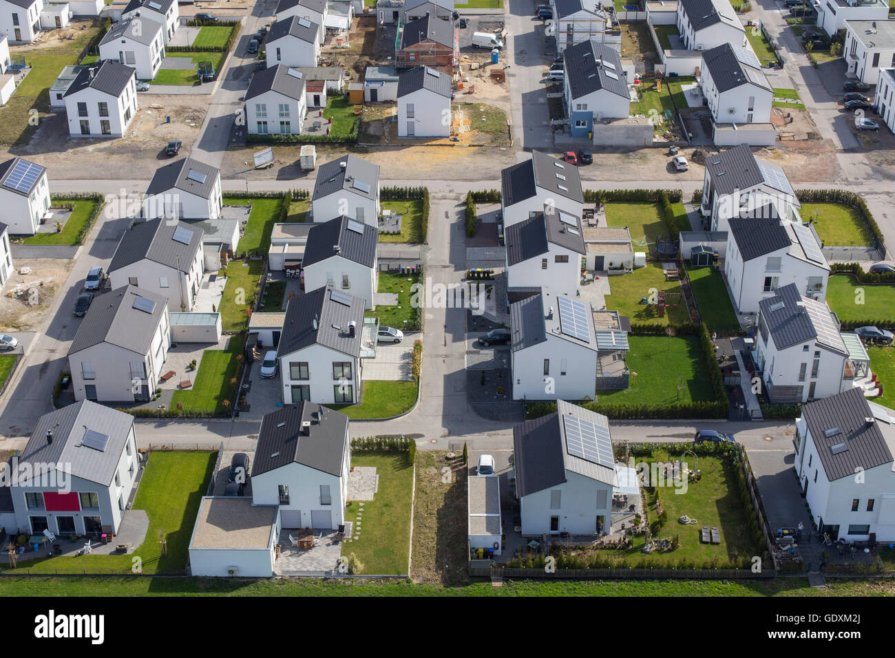 Aerial new housing development in hi-res stock photography and images ...