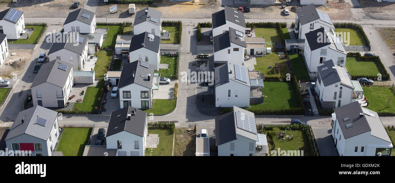 Aerial new housing development in hi-res stock photography and images ...