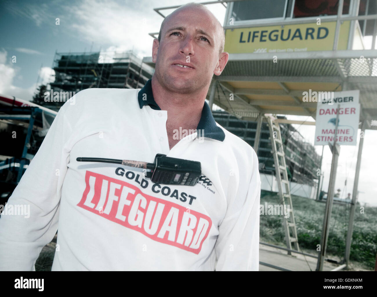 Portrait of the australian lifeguard and surfer james brydon hi-res ...