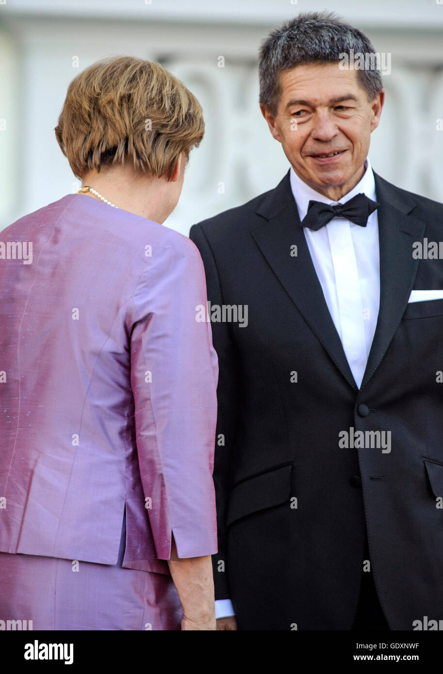 Angela Merkel And Her Husband Joachim Sauer High Resolution Stock ...