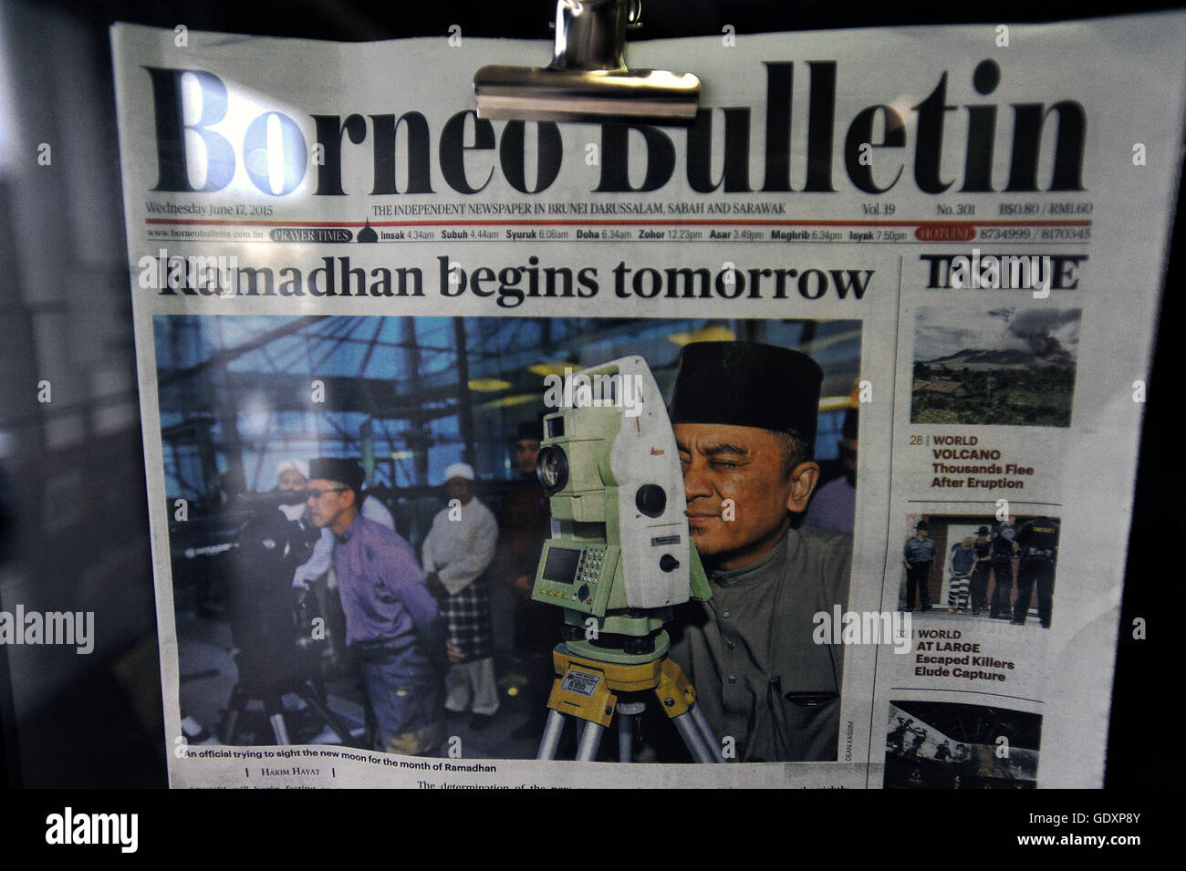 Borneo bulletin hi-res stock photography and images - Alamy