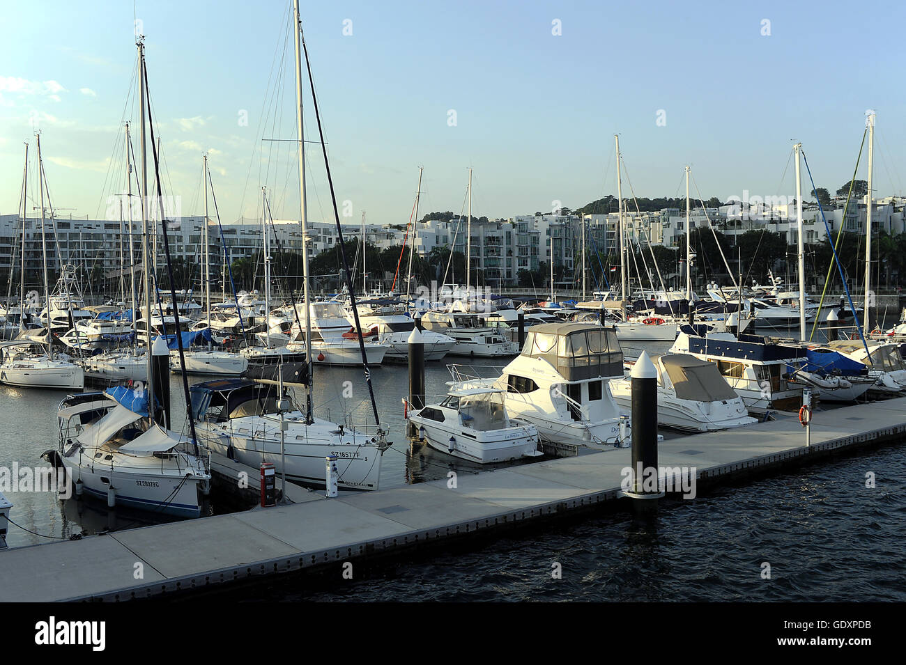 Marina keppel bay anchor keppel hi-res stock photography and images - Alamy