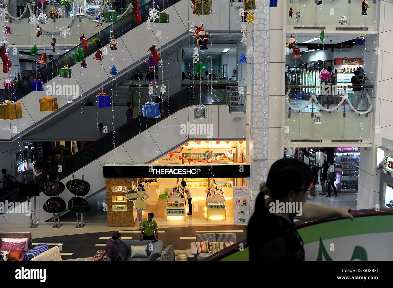 MYANMAR. Yangon. 2013. Junction Square Shopping Mall Stock Photo - Alamy