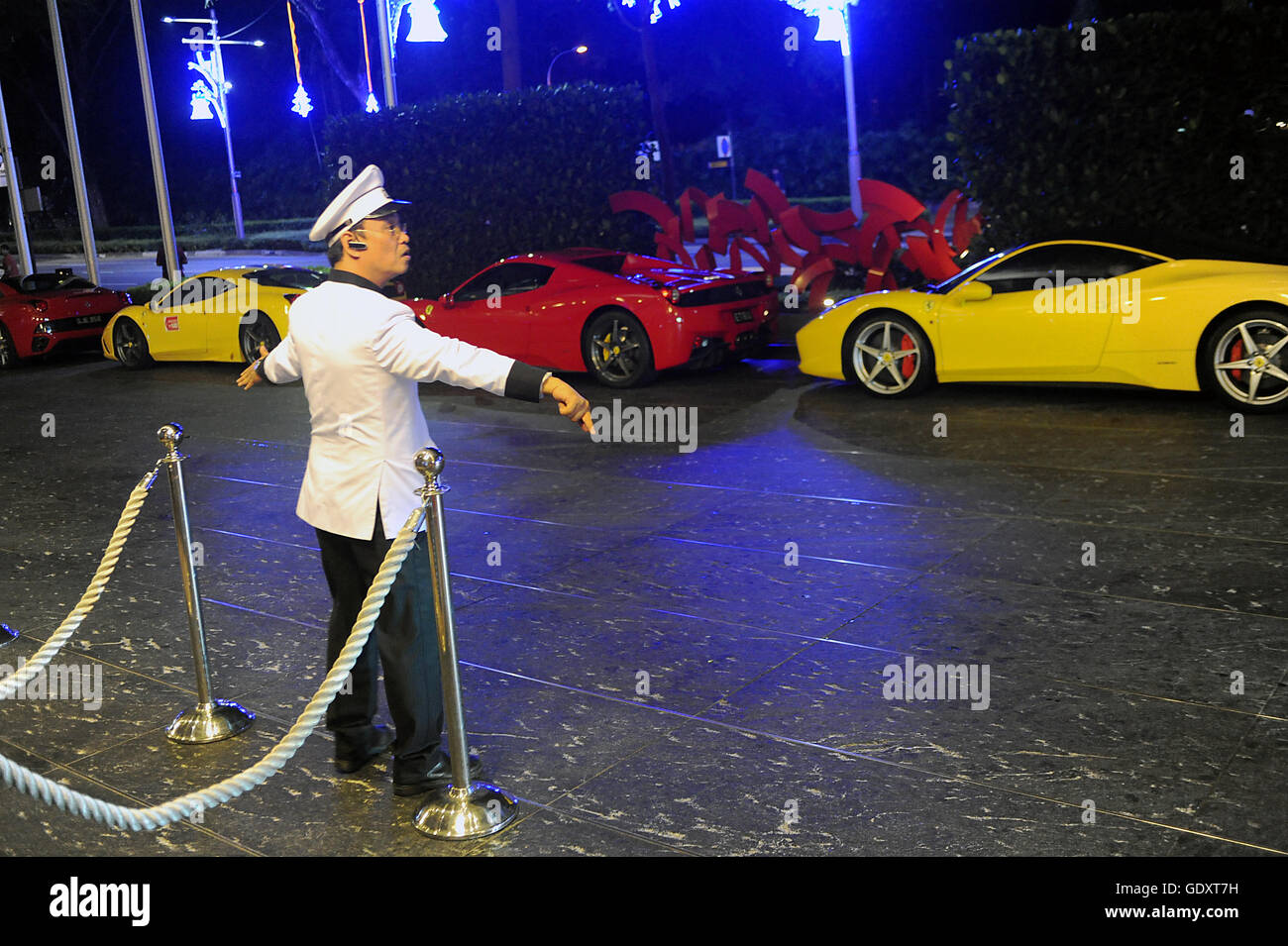 SINGAPORE. 2015. Ferrari meeting Stock Photo - Alamy