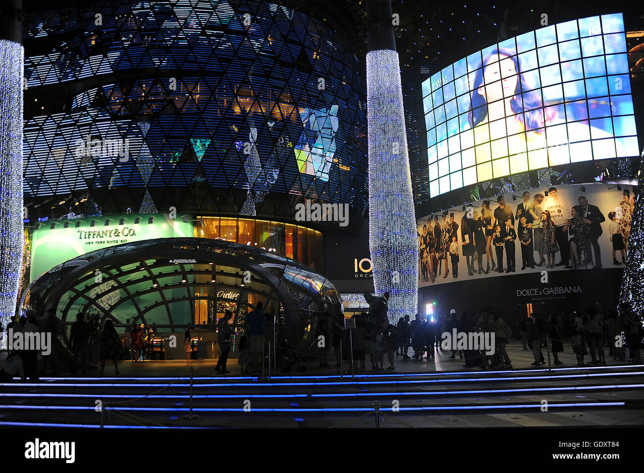 Ion Orchard Entrance To The Mrt Station High Resolution Stock ...