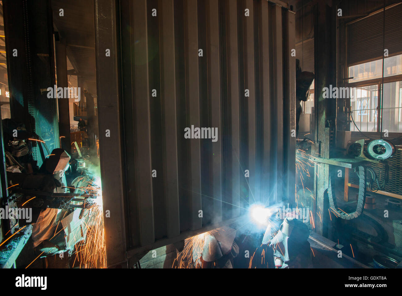 Container factory in Shanghai, 2015 Stock Photo - Alamy
