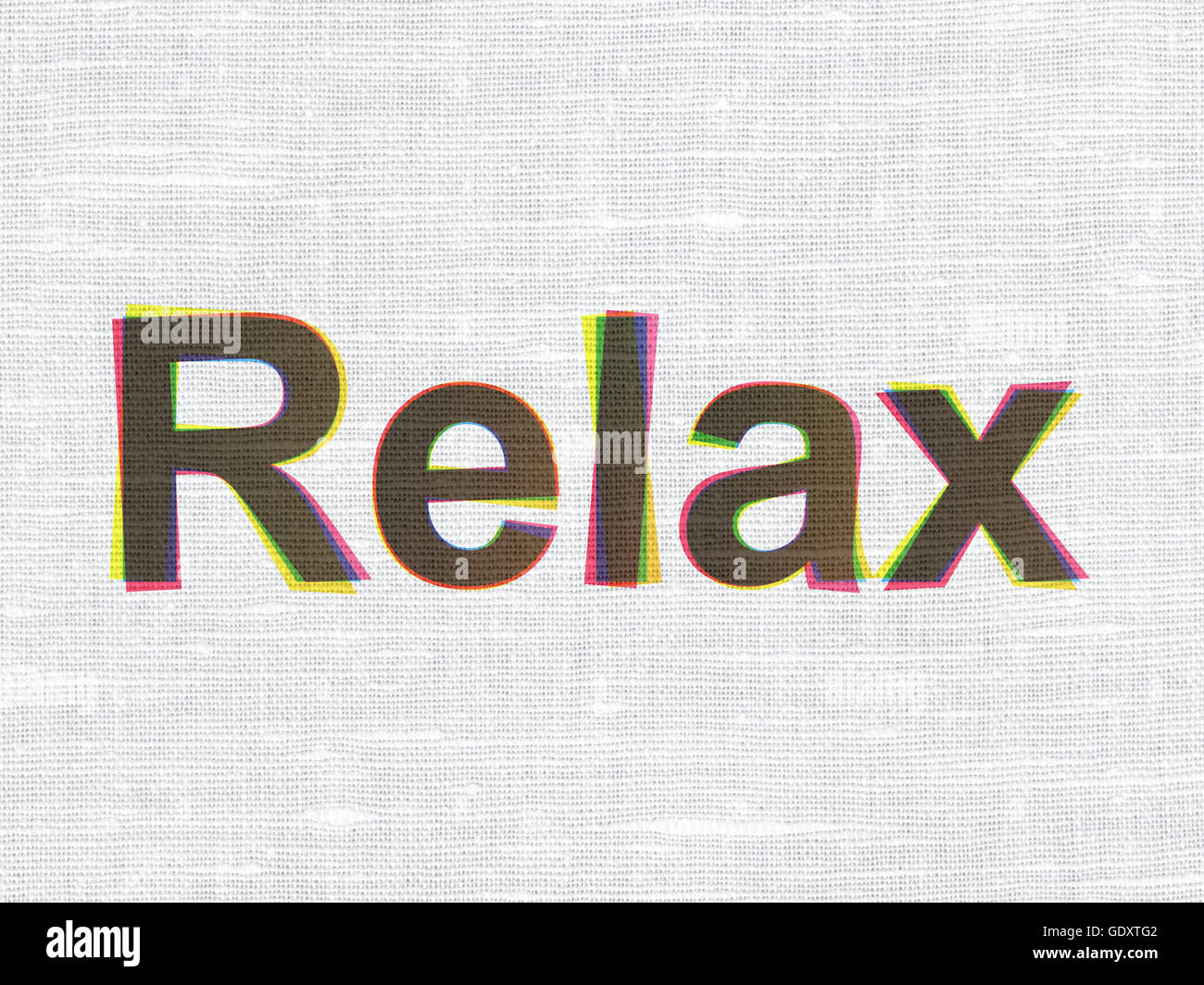 Travel concept: Relax on fabric texture background Stock Photo - Alamy