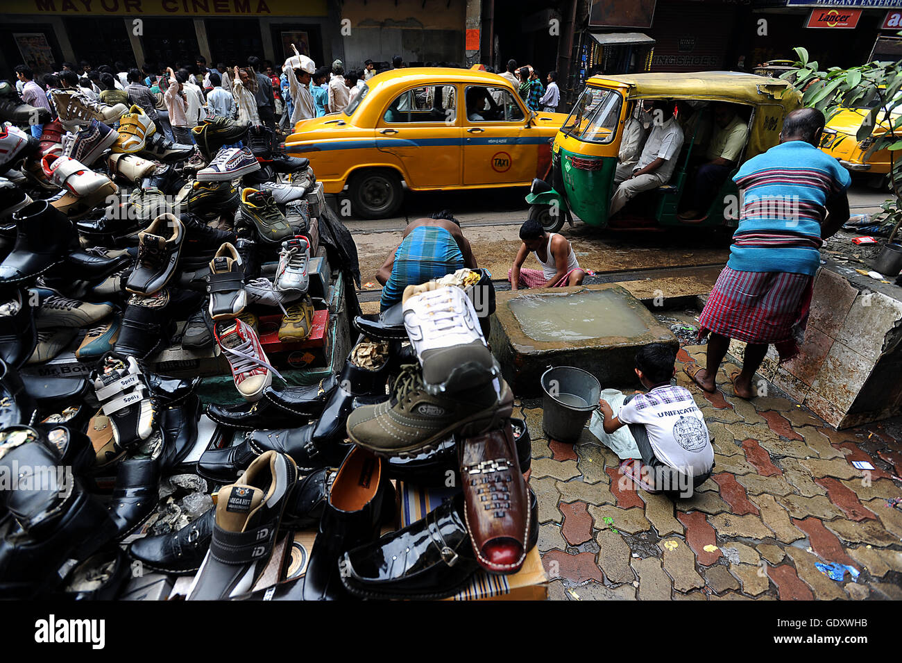 Communal taps hi-res stock photography and images - Alamy