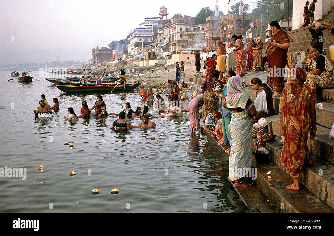 Jain ghat in varanasi hi-res stock photography and images - Alamy