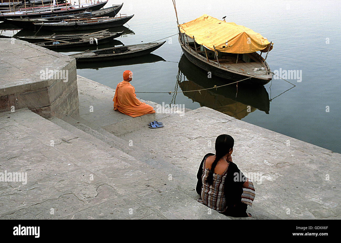 Jain ghat in varanasi hi-res stock photography and images - Alamy