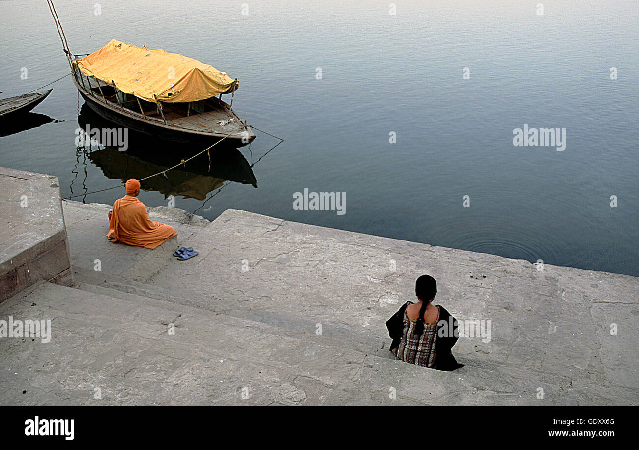 Jain ghat in varanasi hi-res stock photography and images - Alamy