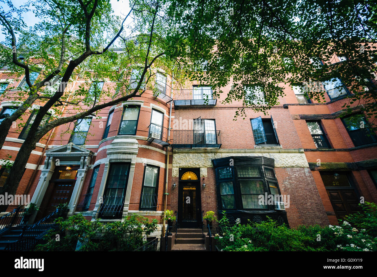 Beautiful brick buildings hi-res stock photography and images - Alamy