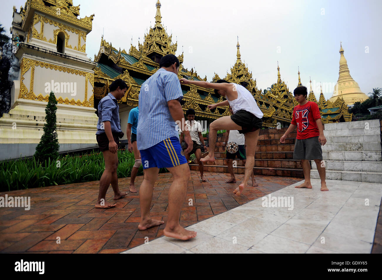 Chinlone Game High Resolution Stock Photography and Images - Alamy