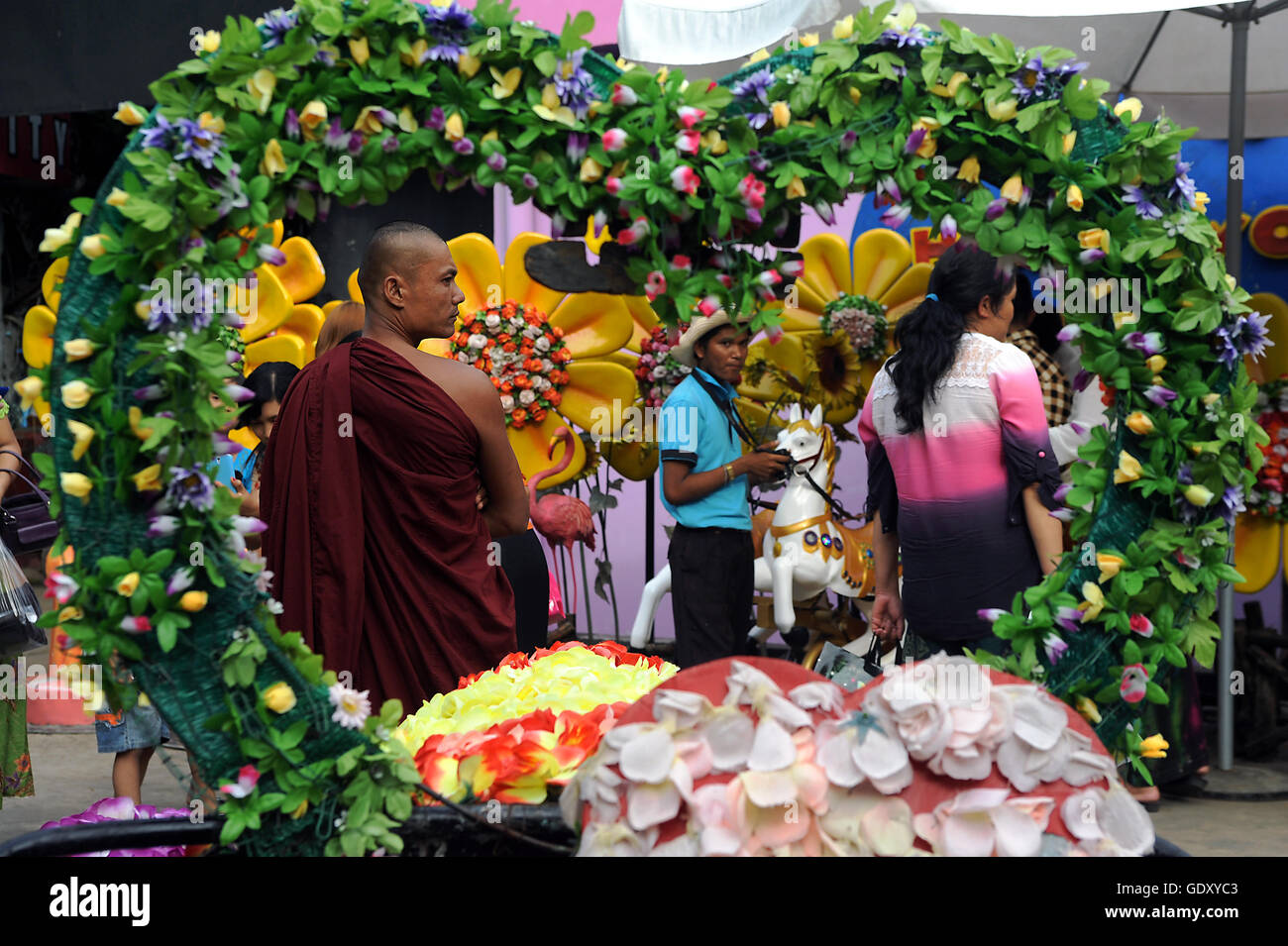 MYANMAR. Yangon. 2013. Happy World Amusement Park Stock Photo - Alamy