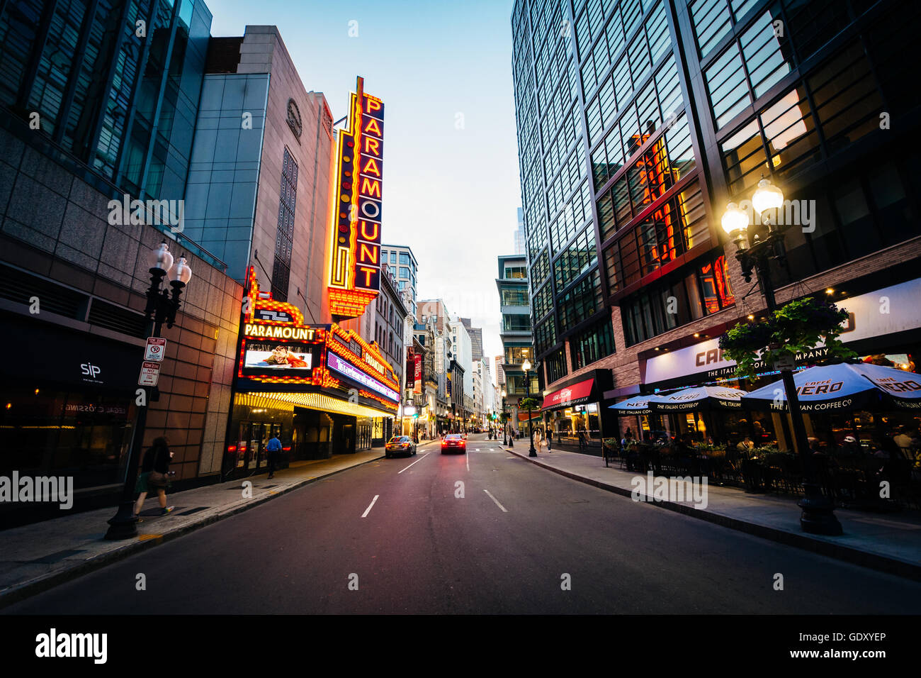 Boston financial district street hi-res stock photography and images ...