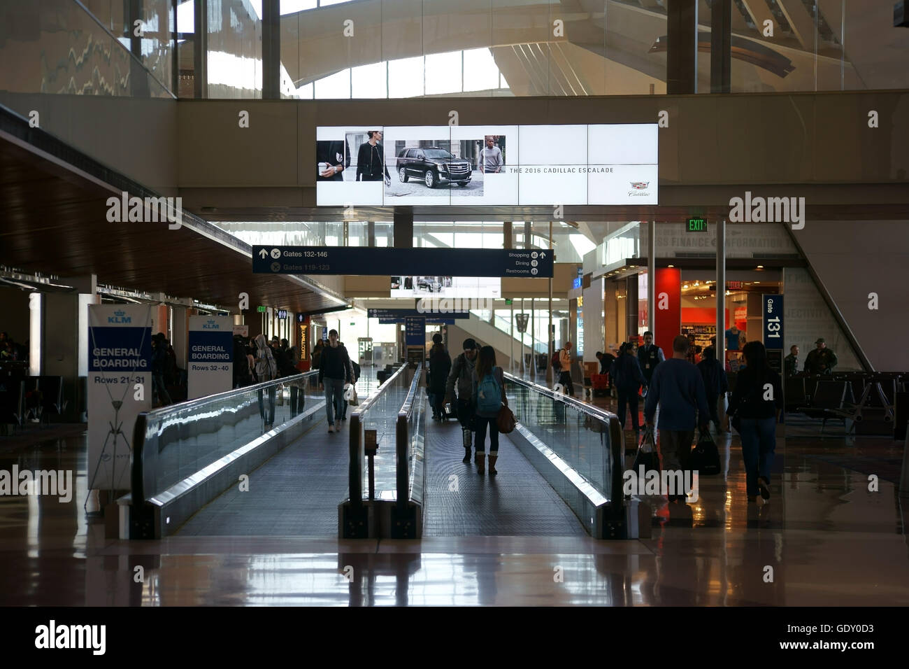Los angeles airport interior hi-res stock photography and images - Alamy