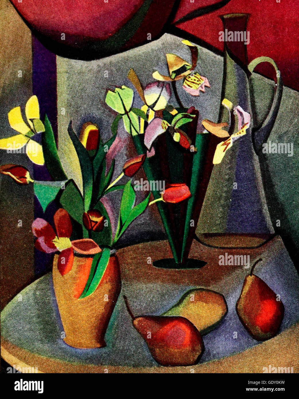 Still Life - Auguste Herbin Stock Photo - Alamy