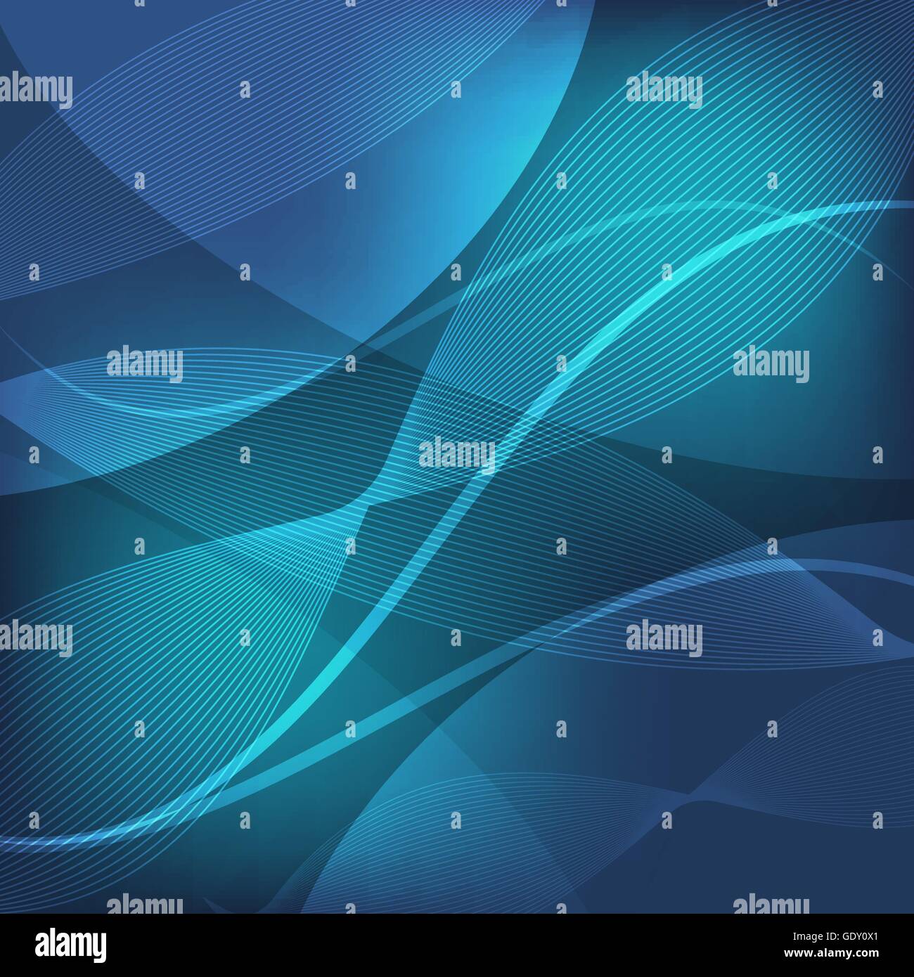 Abstract Blue Wave Line Background Stock Vector Stock Vector Image