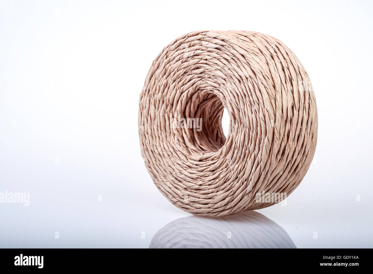 Straps produced from used paper as a step in support of recycling ...