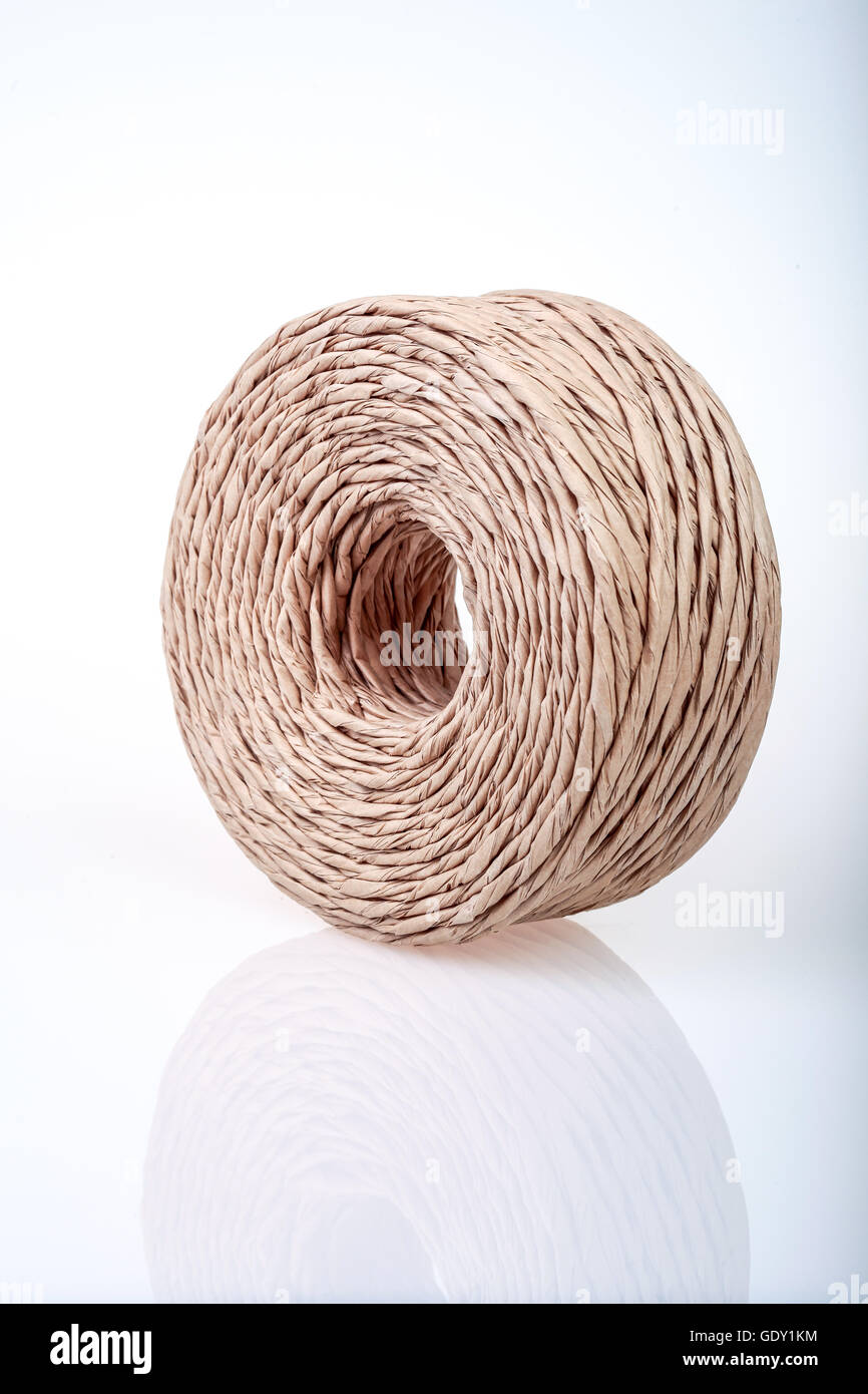 Straps produced from used paper as a step in support of recycling ...