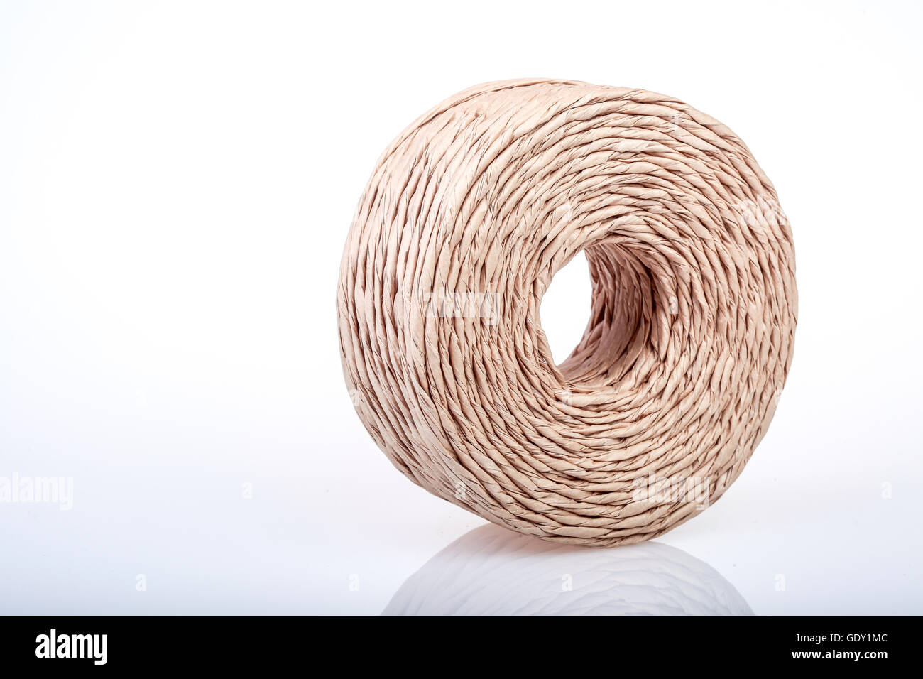 Straps produced from used paper as a step in support of recycling ...