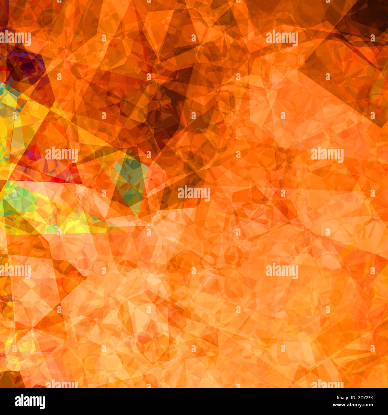 Polygonal abstract background in brown and yellow colors Stock Photo ...