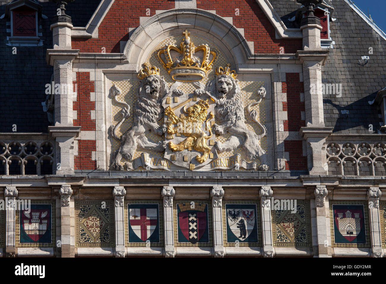 geography / travel, Netherlands, Amsterdam, building, central station ...