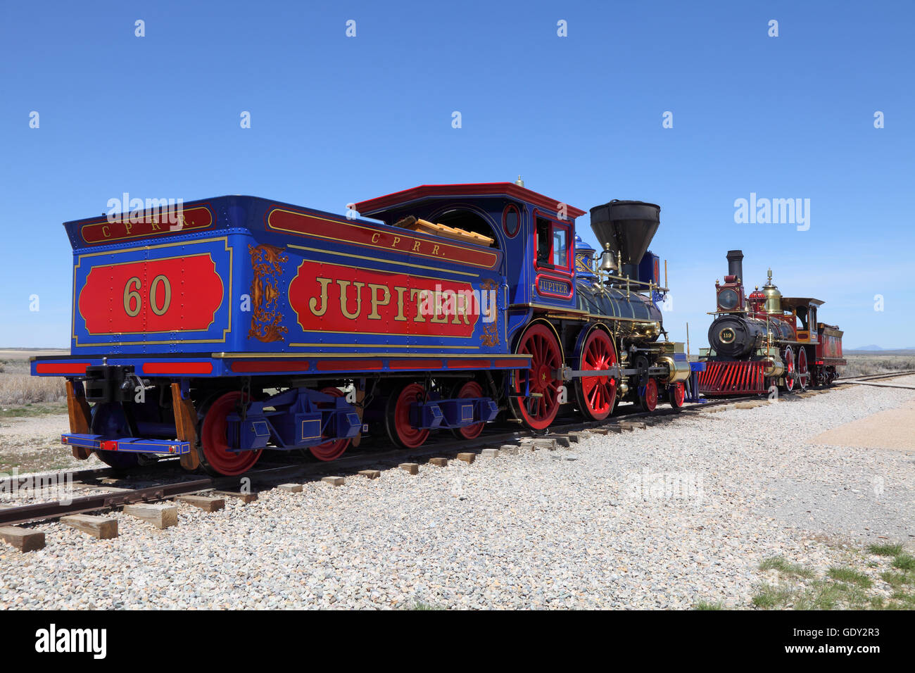 Central pacific steam locomotive jupiter hi-res stock photography and ...