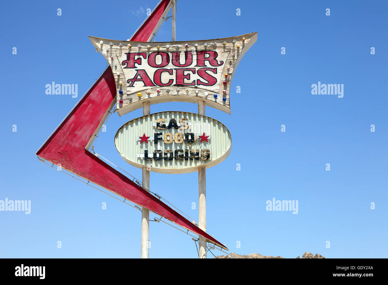 geography / travel, USA, California, Four Aces Motel, film set ...